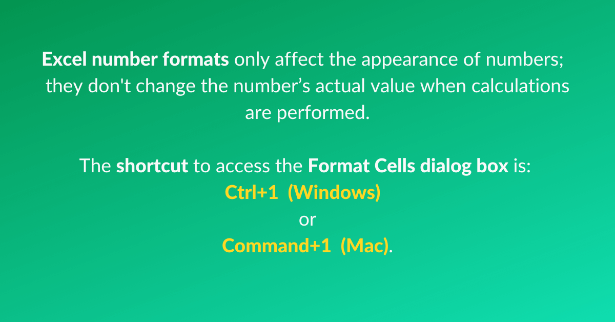 Understanding Number Formats In Excel GoSkills
