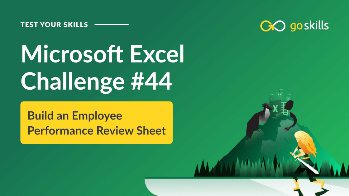 Excel Challenge 44: Build an Employee Performance Review Sheet
